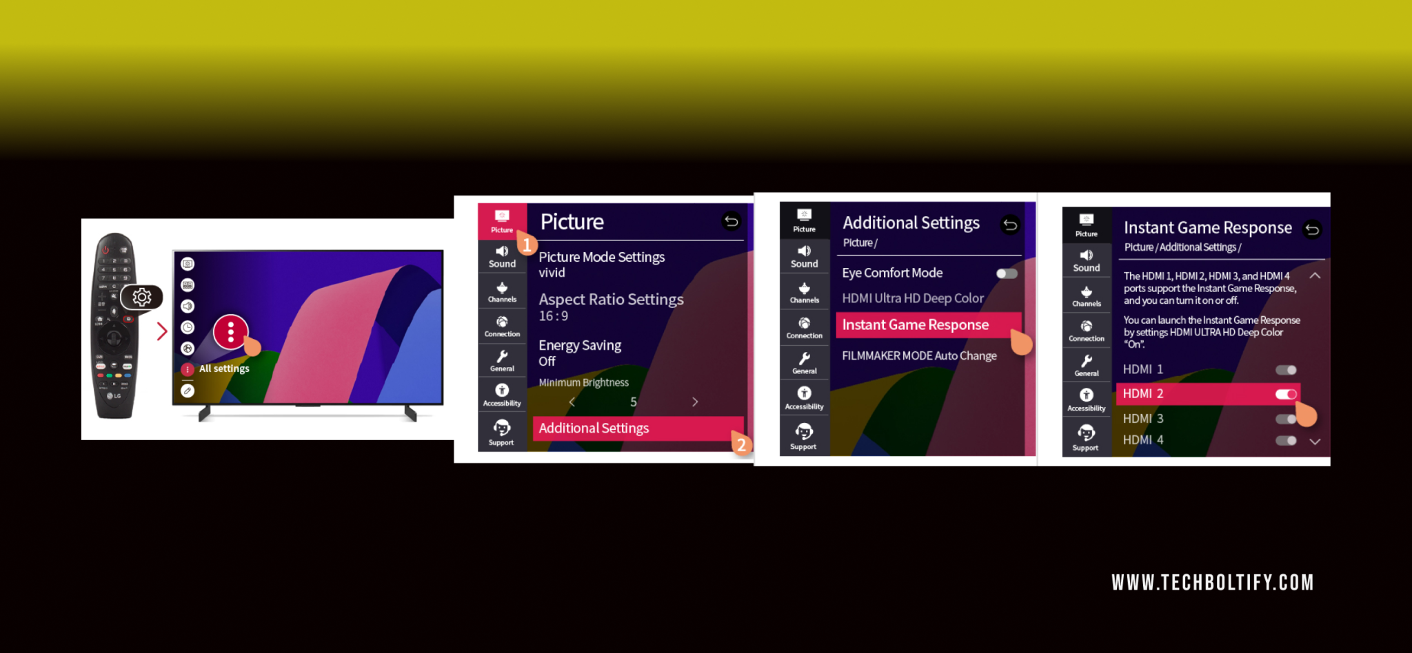 How to Enable Game Mode on LG TV with & without Remote